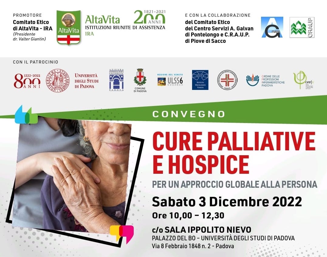 Cure palliative e hospice, per un approccio globale alla persona ... Cure palliative e hospice, per un approccio globale alla persona ...